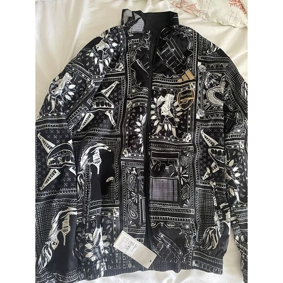 adidas | Shirts | New Arsenal Special Version Black Gold Windbreaker ...